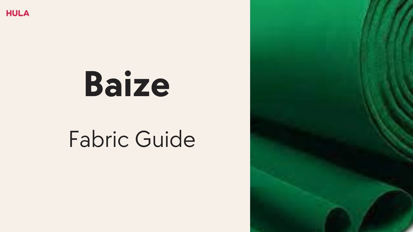 What Is The Baize Fabric Guide 
